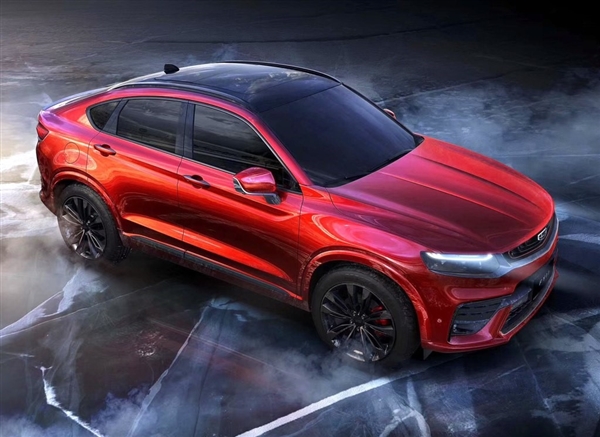 吉利全新轿跑SUV增运动版：与长安CS85设计高度一致_TOM消费