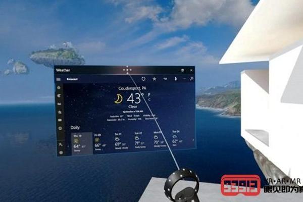 微软发布最新Windows预览版支持在VR中运行桌面应用程序_TOM科技
