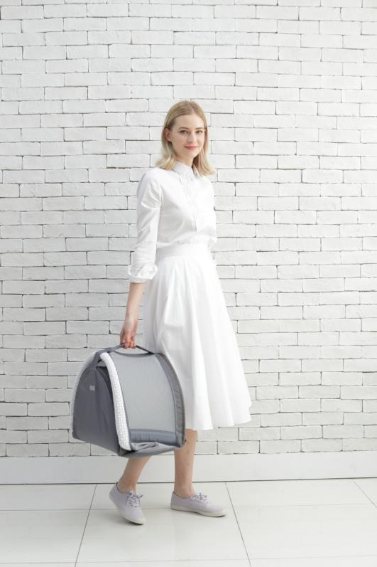 秒变妈咪包，HARMAS便携婴儿床让宝宝随时随地舒适入眠_TOM资讯