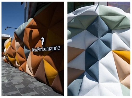 PeakPerformance 壁克峰开创全新零售业态艺术围挡，三里屯首店围挡正式落建_TOM资讯