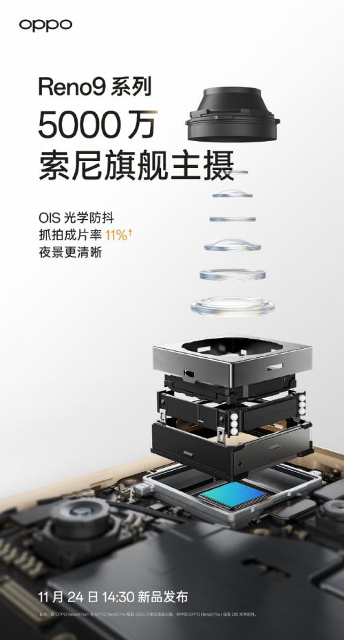 双芯人像计算引擎！OPPO Reno9系列影像配置曝光，拍摄效果显著提升_TOM资讯