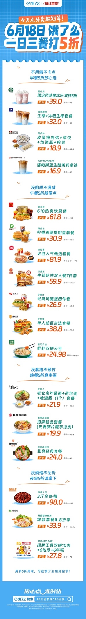 除了化妆品和3C，你的三餐正式加入618_TOM资讯