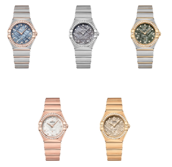 欧米茄推出 Constellation 星座系列陨石盘面腕表：星辰之心_TOM资讯